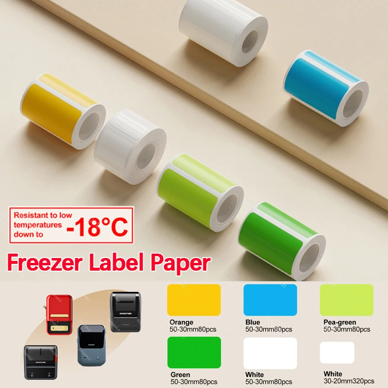 NIIMBOT-Frozen-Label-Paper-for-B21-B1-B203-Thermal-Printer-Resistant-to ...