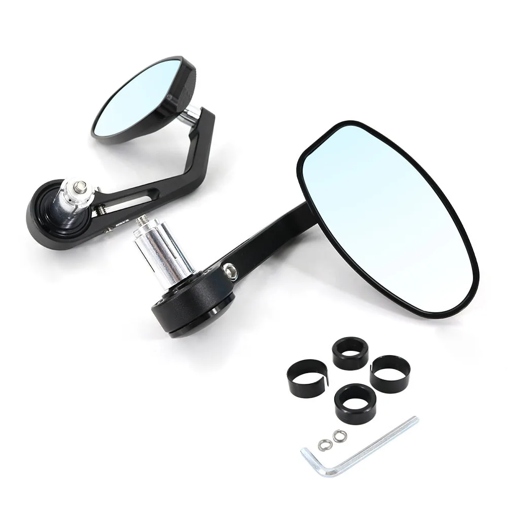 Rearview Side Mirrors Handle Bar End Mirrors For SUZUKI GSX 1000S ...