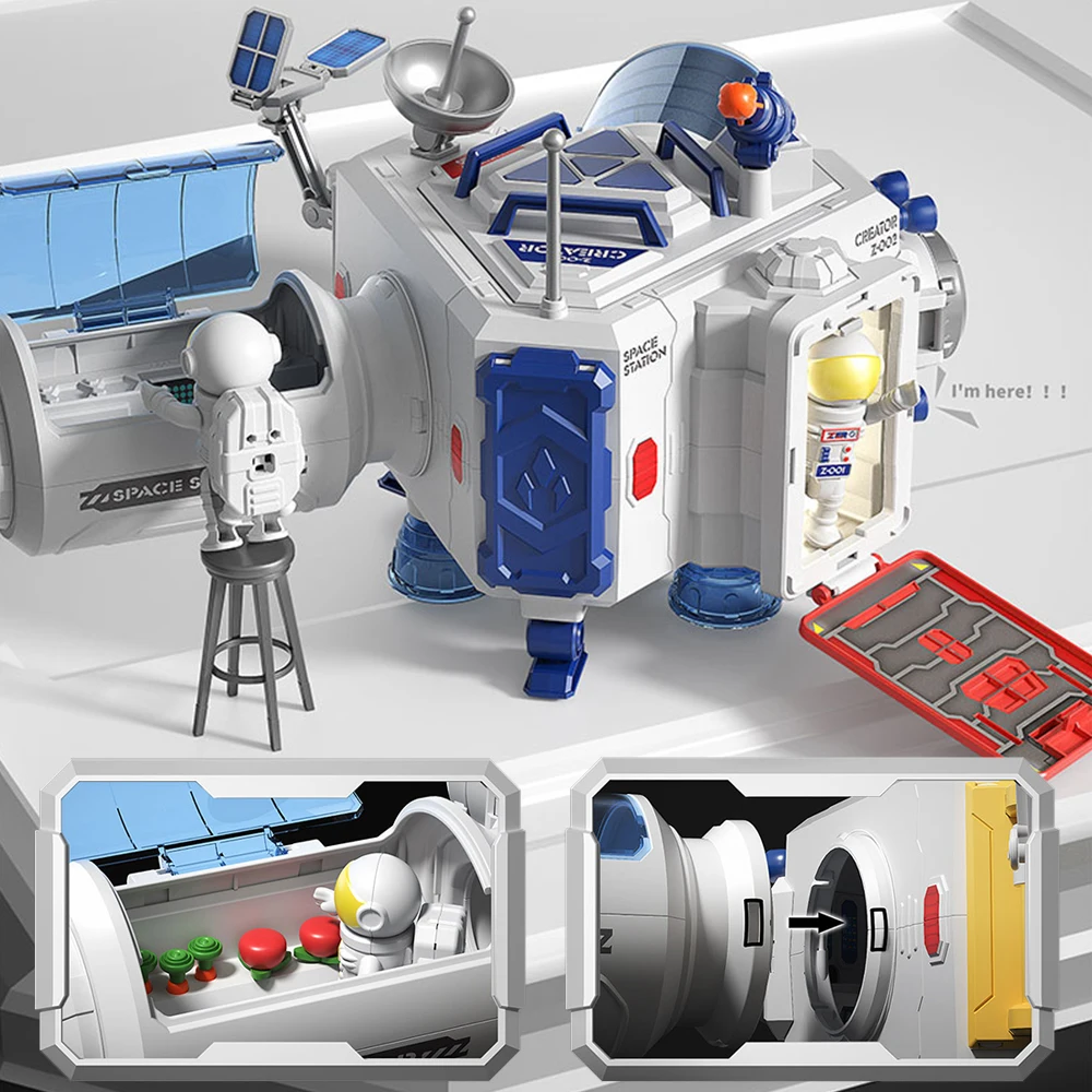 Multistage-Rocket-Artificial-Satellite-With-Light-And-Blast-Off-Sound ...