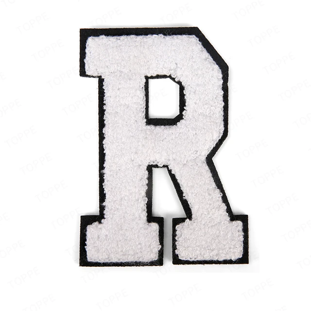 Black Varsity Letter R