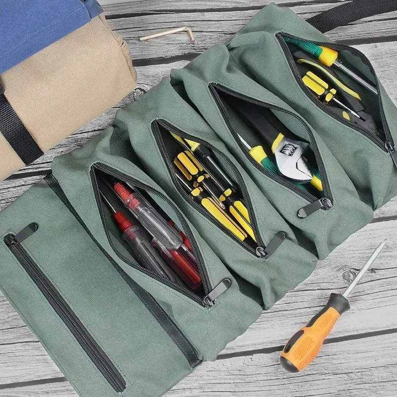 Portable-Tool-Roll-Bag-Pouch-Wrench-Screwdriver-Pliers-Roll-Bags-Case ...