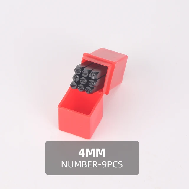 Steel Die Metal Stamping kit Punch Tool Number Letter Alphabet Stamps ...