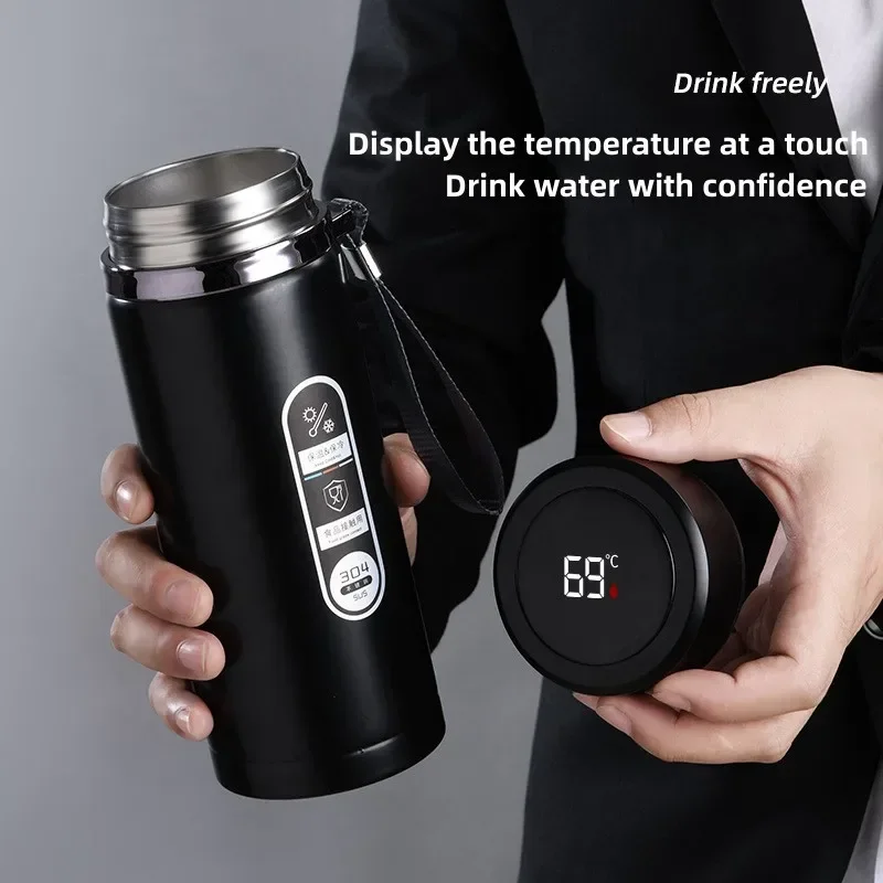 Termo-de-acero-inoxidable-con-pantalla-LED-de-temperatura-botella-de ...