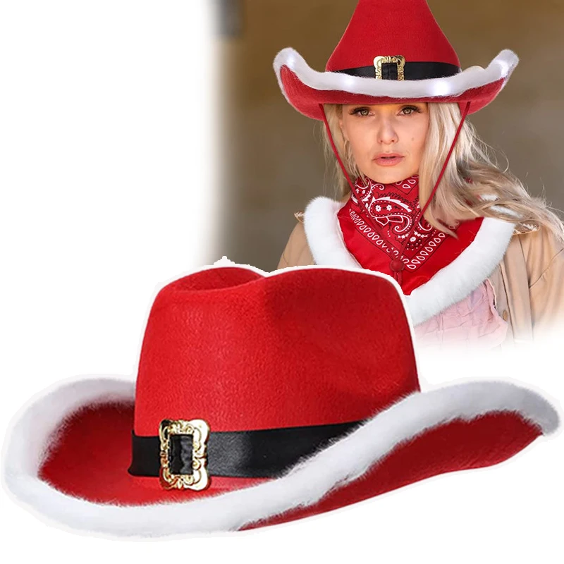 Christmas Cowboy Hat