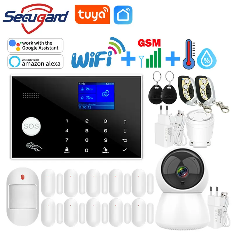 Tuya sistema de alarma GSM para el hogar, Detector inalámbrico de ...