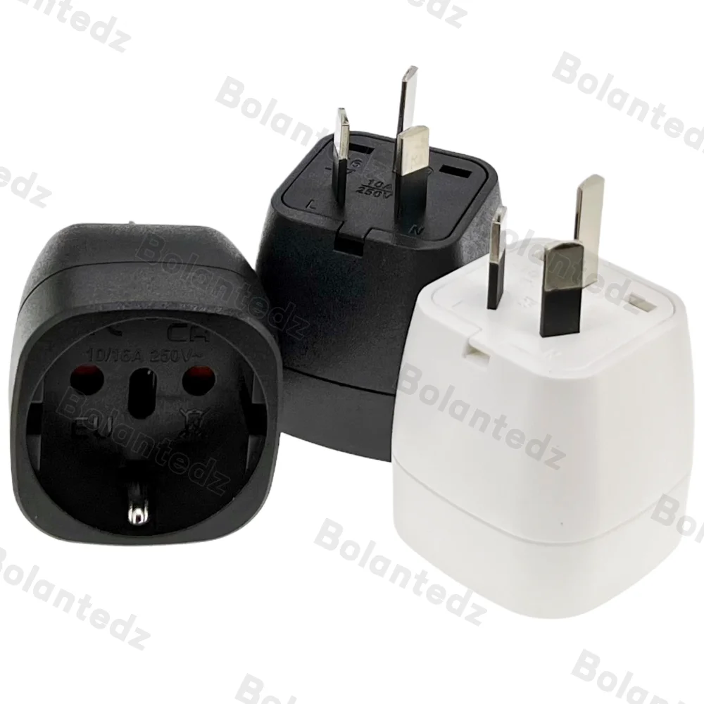 AU Australian CN China AC Power Electric Plug To EU Switzerland Italy ...
