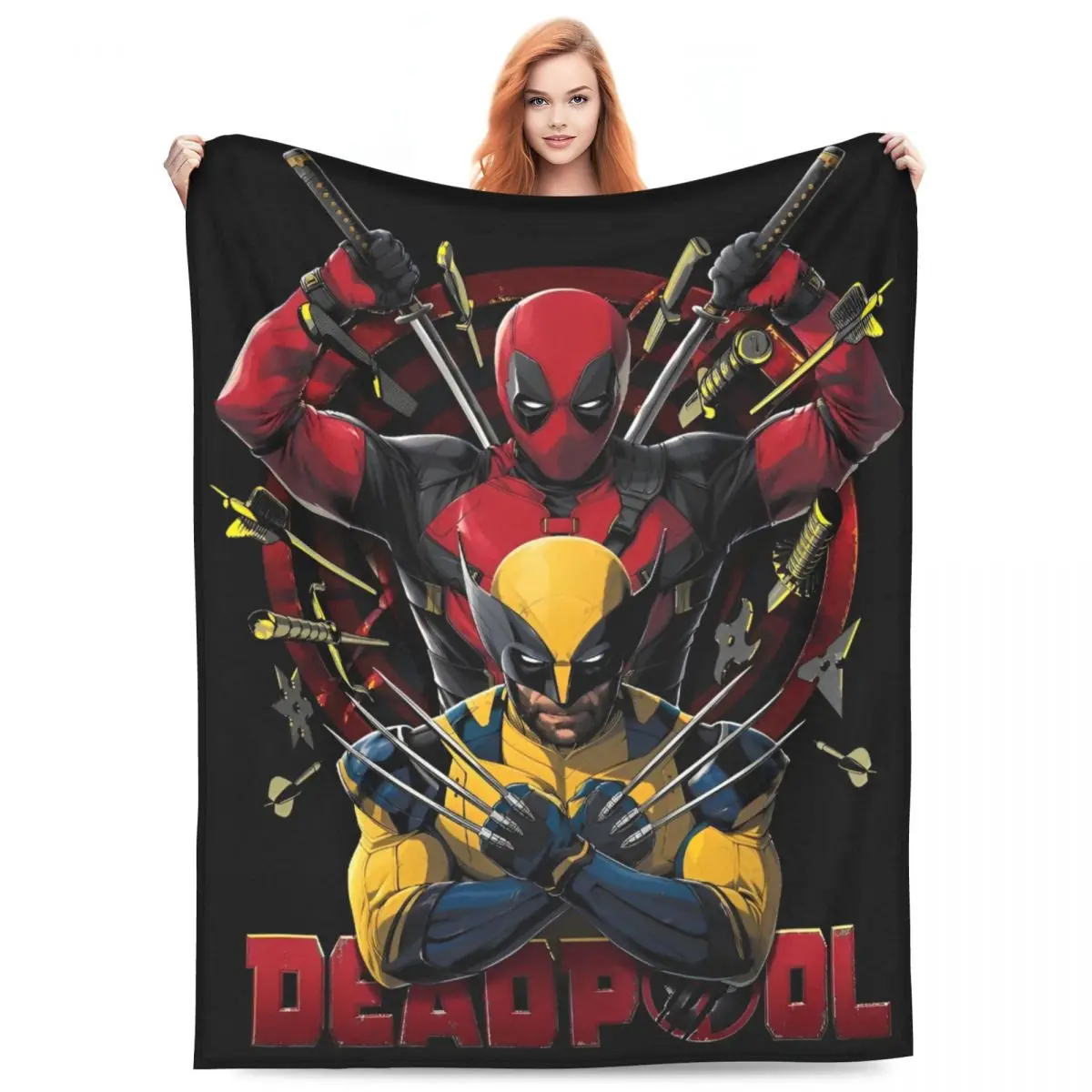 Manta-de-franela-Marvel-Deadpool-Wolverine-manta-c-lida-para-dormitorio ...