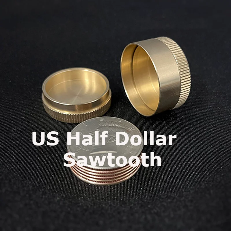 Dynamic Coins (US Half Dollar, Sawtooth) Magic Tricks Classic Coin ...