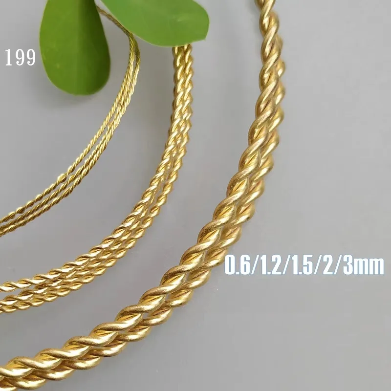 0-6mm-to-3mm-Half-Hard-Solid-Raw-Brass-Textured-Wrapping-twisted-Wire ...
