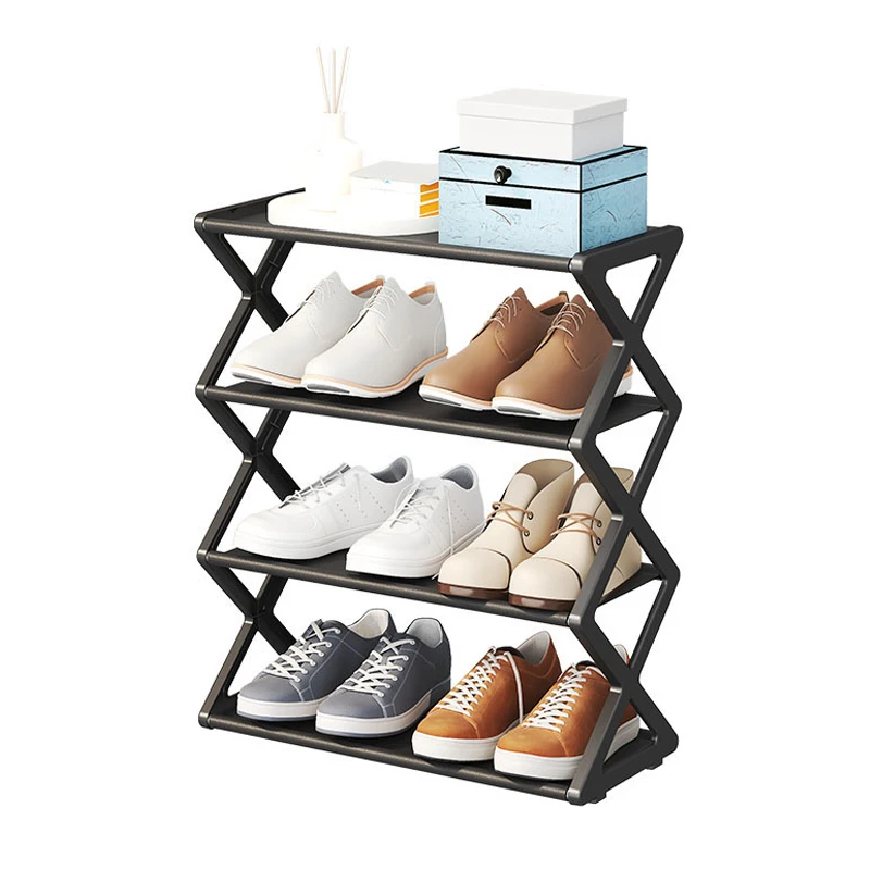 Shoe-Organizer-Shelf-Multi-layer-Plastic-Foldable-And-Detachable-Shoe ...