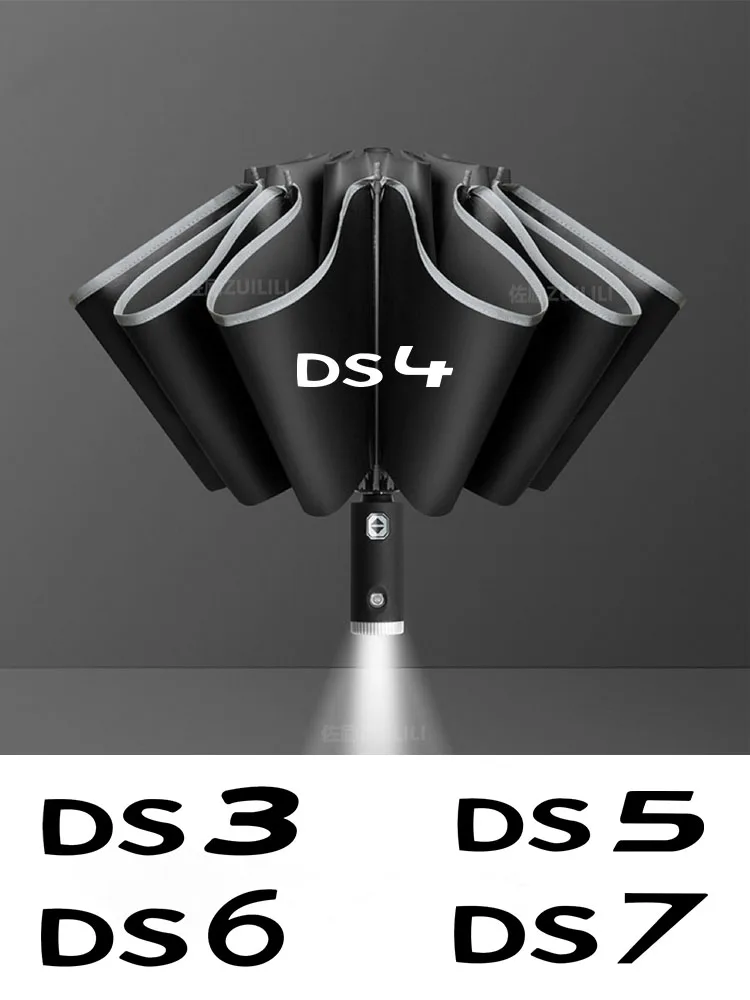 Guarda-chuva-dobr-vel-autom-tico-para-carro-Windproof-Acess-rios-interiores-automotivos-DS-DS3 ...