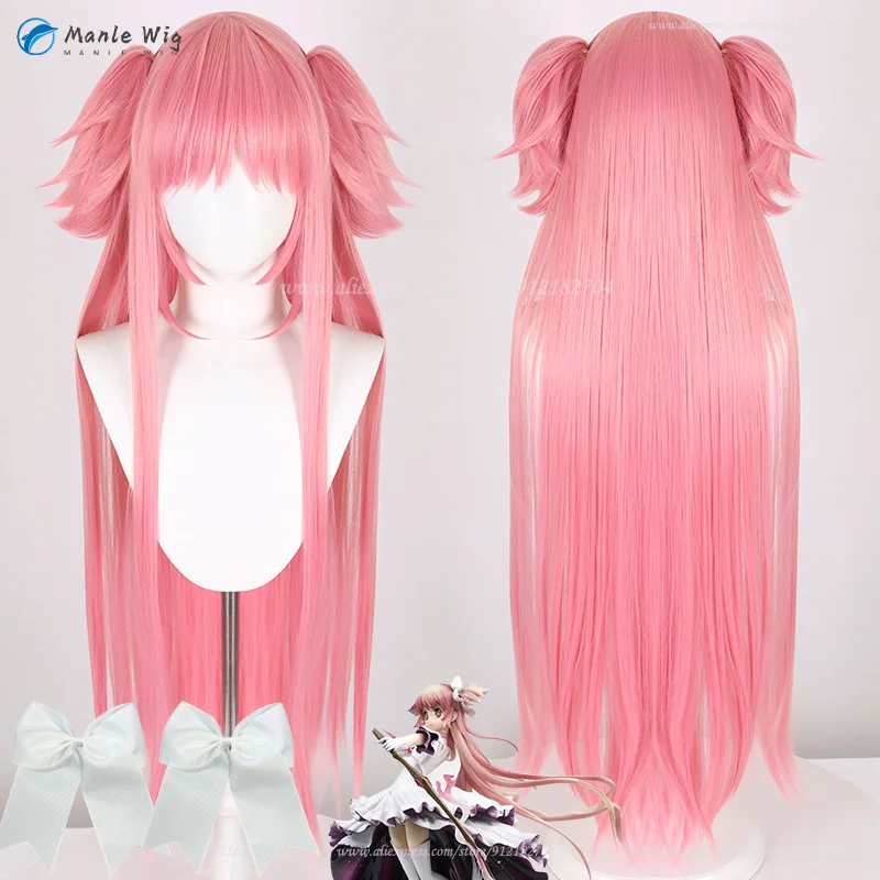 Anime-Wigs-Cosplay-Madoka-Kaname-Cosplay-Wigs-100cm-Long-Pink-Ponytails ...