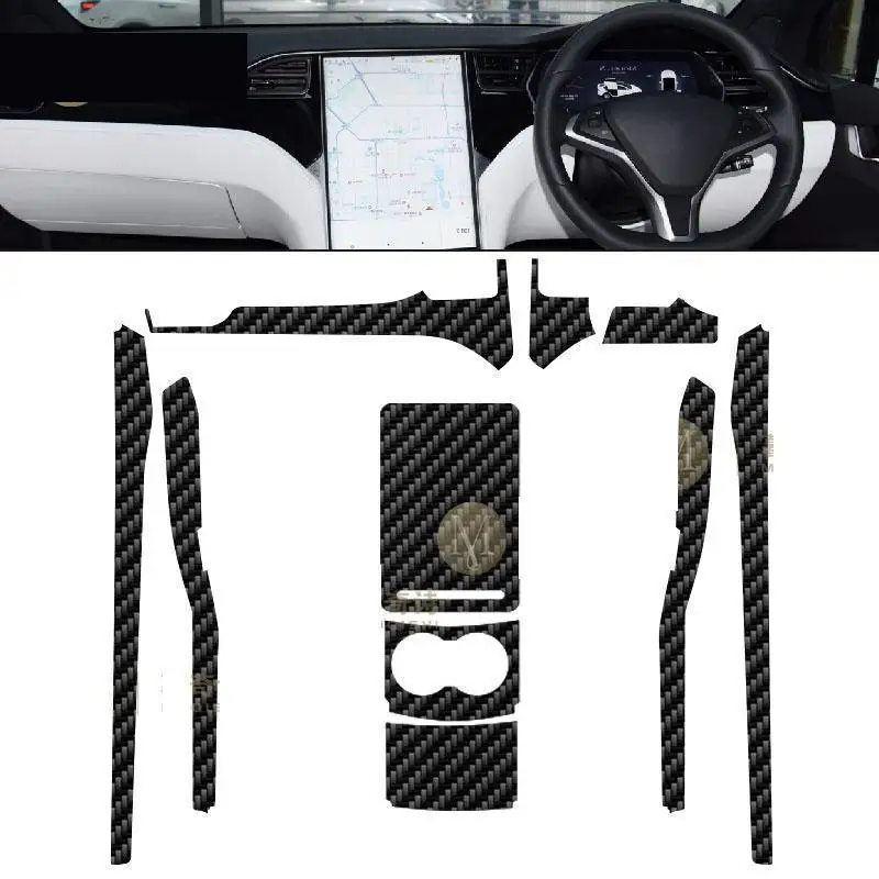 Tesla Model S Interior Carbon Fiber