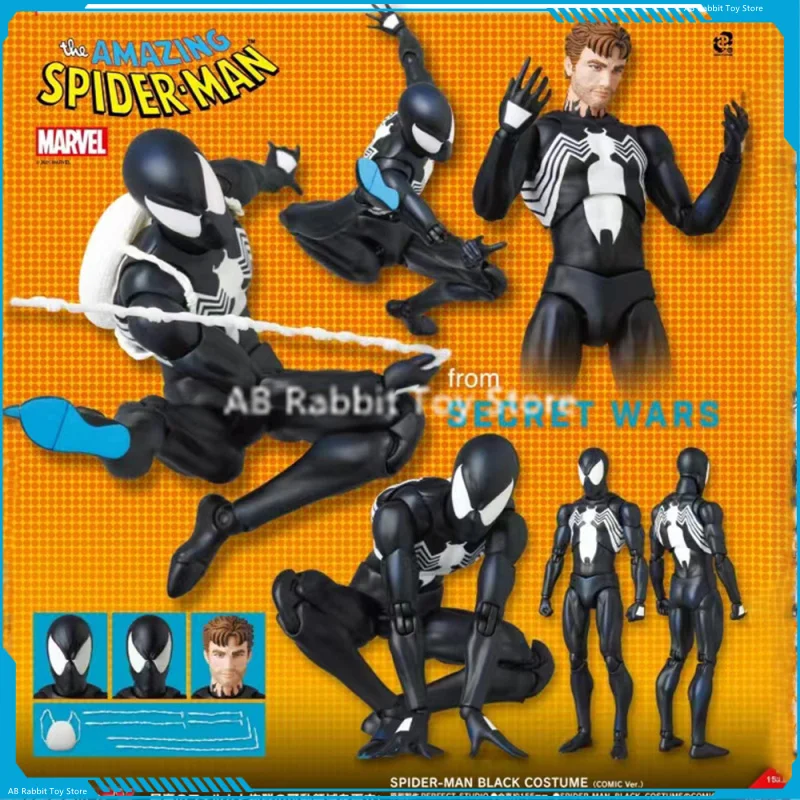CT-Black-Spider-Man-Action-Figures-Venom-Spiderman-Comic-Version-Mafex ...