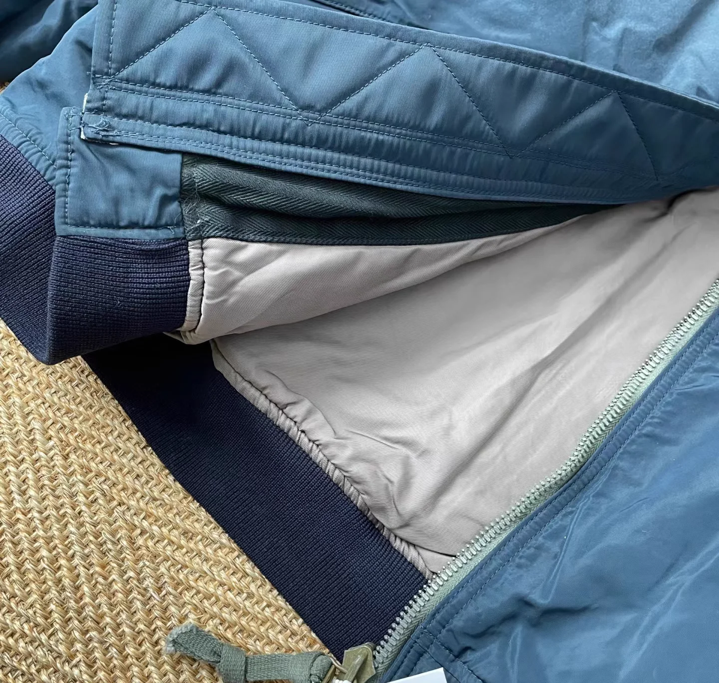 VISVIM FIL 23AW THORSON MA1 Japanese mud-dyed damaged washed flight jacket – Aljackie