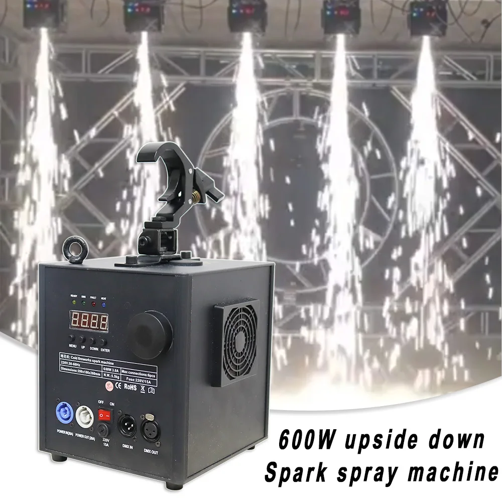 Electionic-Cold-600W-Upside-Down-Spark-Spary-Machine-Stage-Effect-With ...