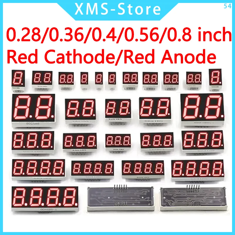 5Pcs-0-28-Inch-Digital-Tube-LED-Display-1Bit-2Bit-3Bit-4Bit-Display ...