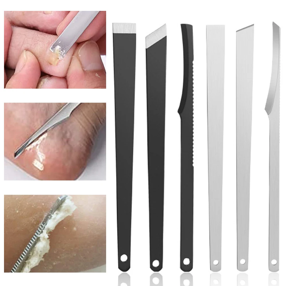 3pcs Pedicure Knife Kit Toe Nail Scraper Feet Manicure Tools Dead Skin ...