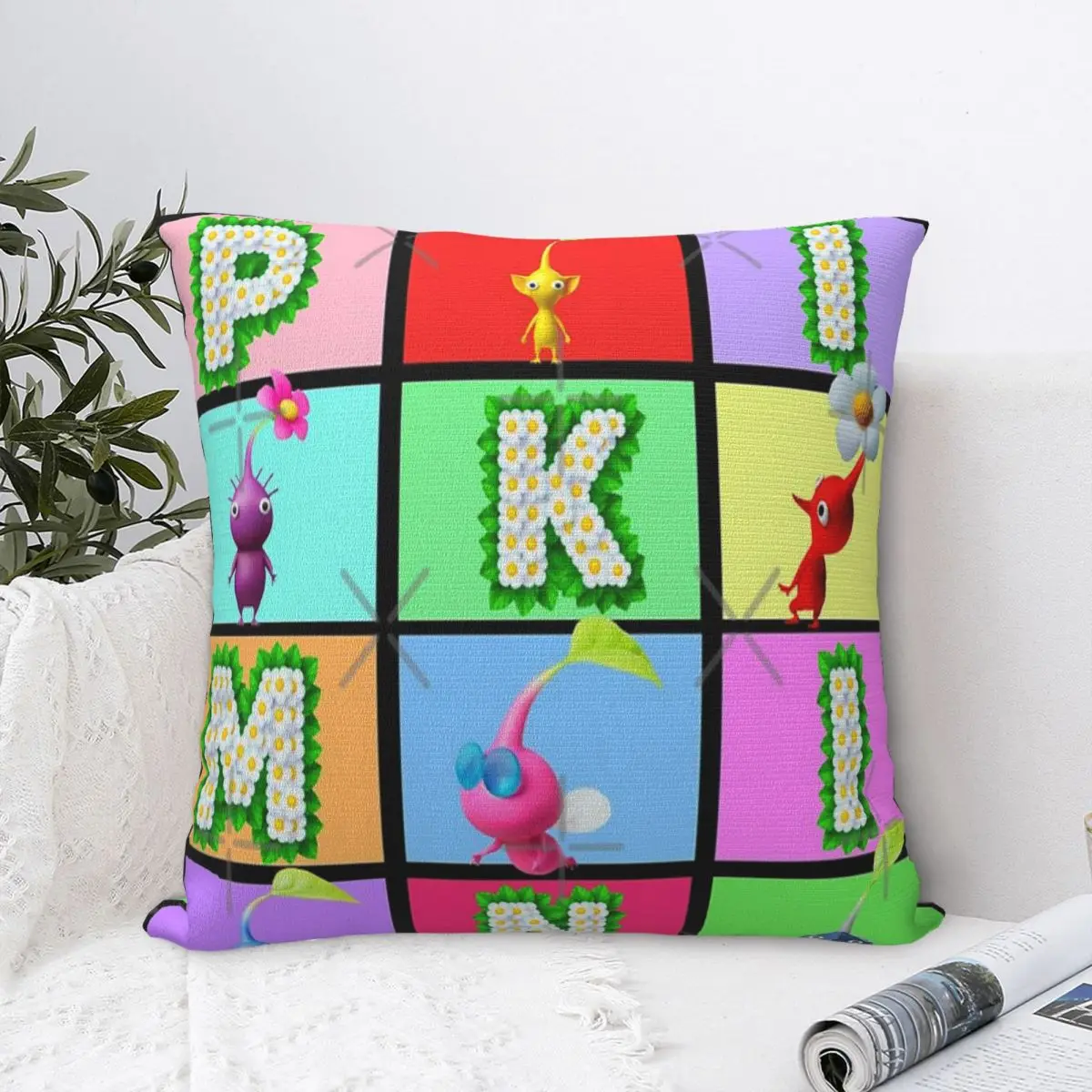 Pikmin-Heroes-Pillow-Case-Pillow-Cover-Sofa-For-Bedroom-Personalized ...