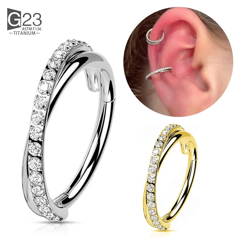 Implant-Grade-G23-Titanium-Hinged-Seamless-Earrings-Clicker-Hoop-Ring ...
