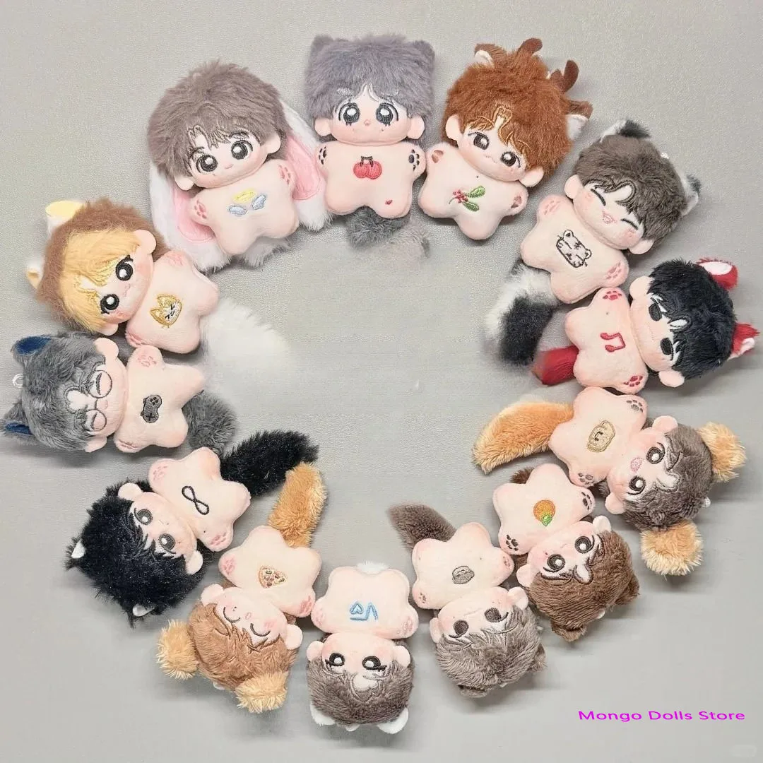 Kpop Idol 5cm Cartoon Plush Doll Keychain Lovely Backpack Pendent ...