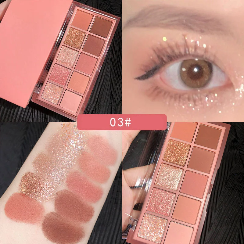 Acrylic-Pressed-Eyeshadow-Palette-Pearlescent-Matte-Earth-Transparent ...