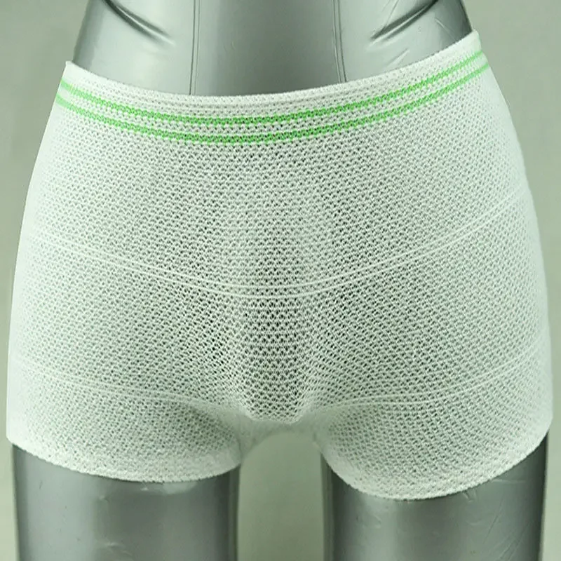Elastic Mesh Pants Pregnant Women Incontinence Boxer Diapers Panties ...
