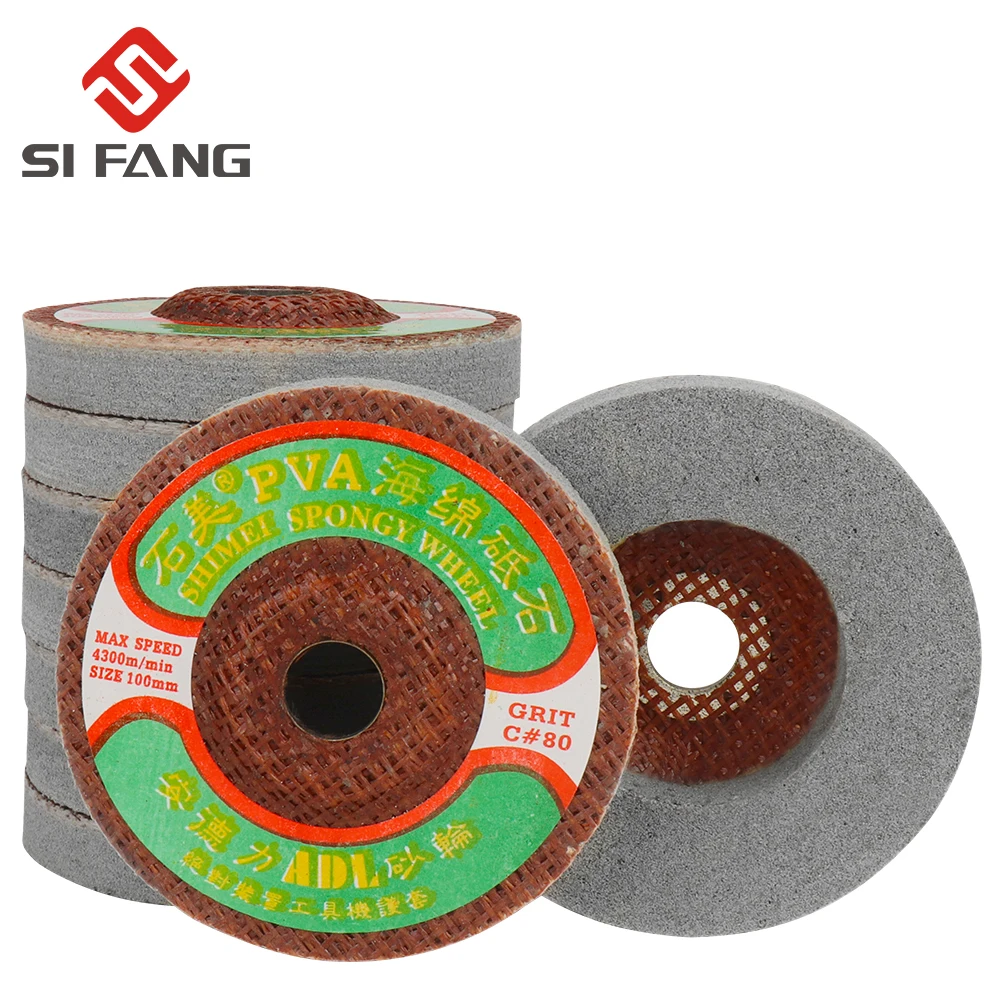1PC 100mm PVA Spongy Grindstone Sponge Abrasive Grinding Wheel for ...