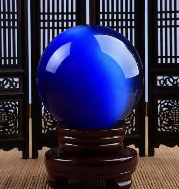 Natural-purple-cat-s-eye-stone-quartz-crystal-ball-home-decoration ...