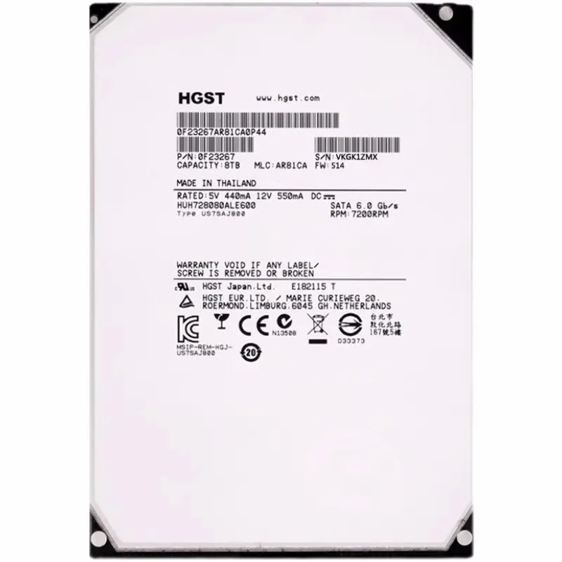 Hitachi 데스크탑 하드 드라이브, 4TB, 10TB HDD, HD 기계식 하드 드라이브, 4000G 모니터링 스토리지 ...