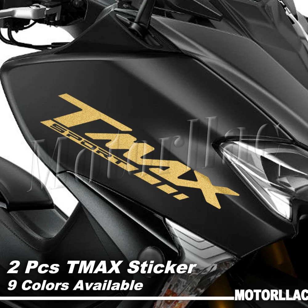 Motorcycle-Scooter-Stickers-TMAX-Front-Stripe-Fairing-Decals-Waterproof ...