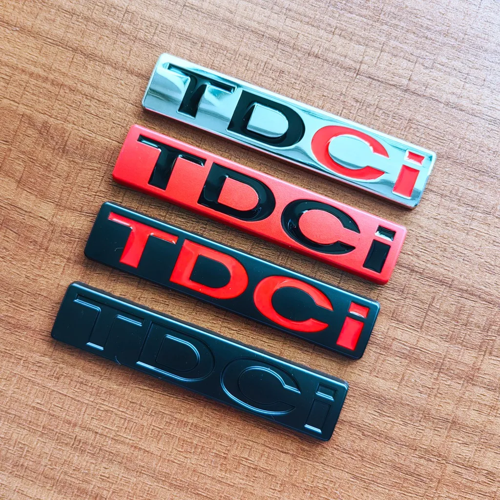 3D-Metal-Chrome-Black-Logo-TDCI-Emblem-Car-Fender-Trunk-Badge-Sticker ...