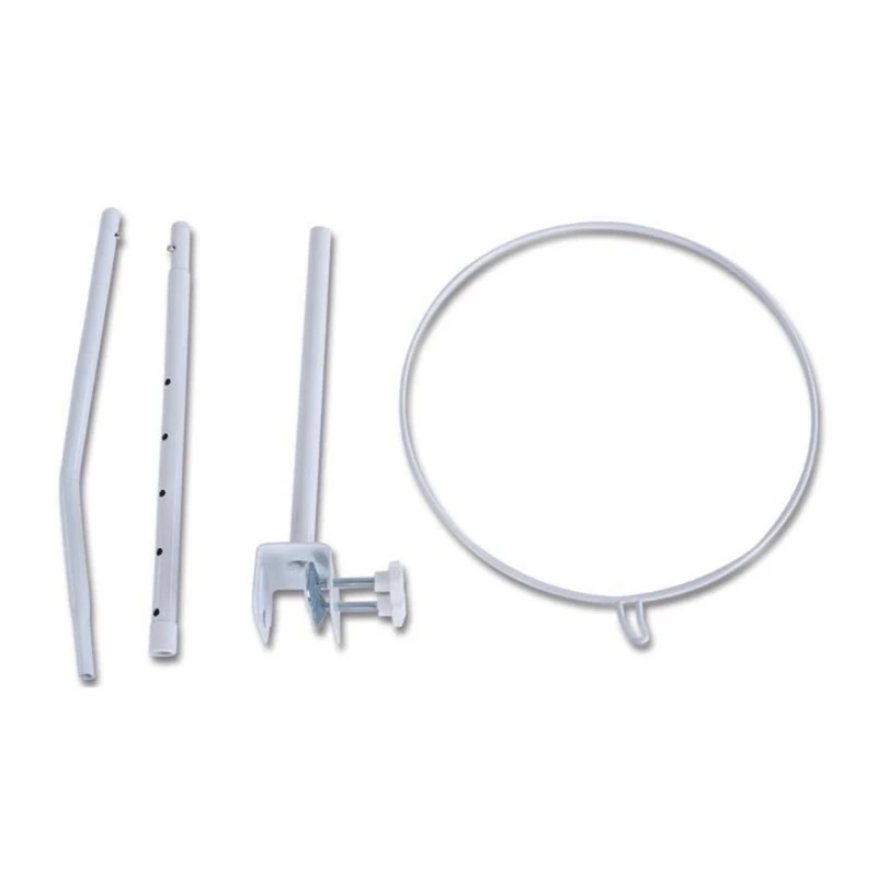 Mosquito-Net-Stand-Holder-Set-Adjustable-Clip-On-Crib-Canopy-Holder ...