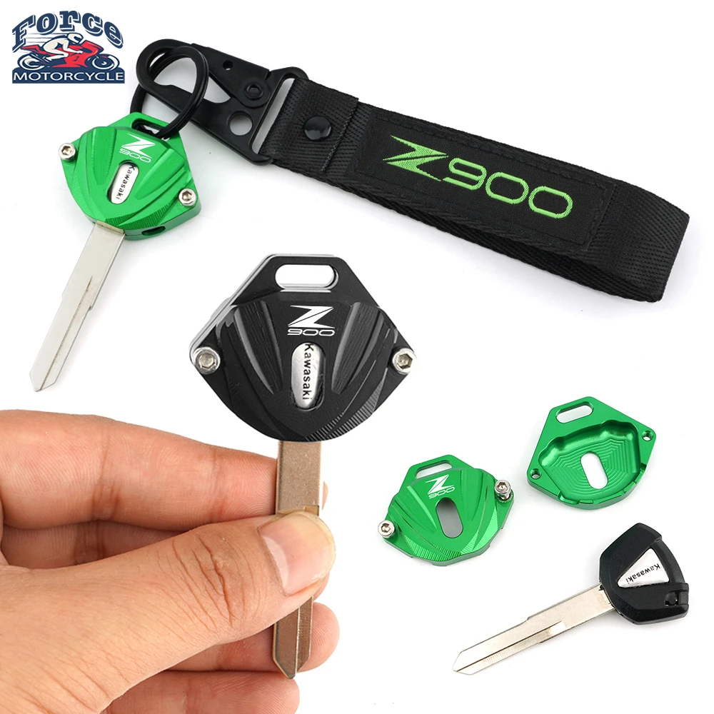 Aluminum Alloy Key Case Cover Shell Keychain | Kawasaki Z900 Motorcycle ...
