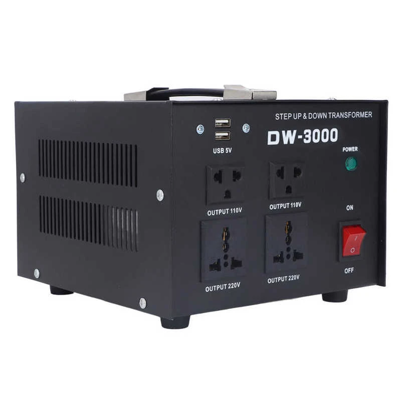 Voltage Converter Transformer 3000w Multiple Protection 110v To 220v Step Up 220v To 110v Ac ...