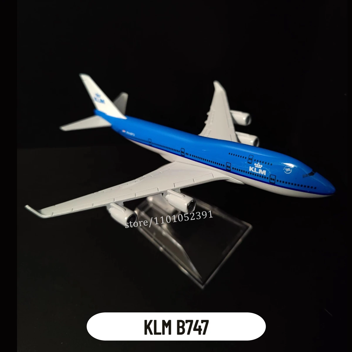 R-plica-KLM-Royal-Dutch-Metal-Aircraft-B747-Boeing-Airbus-Airplane ...