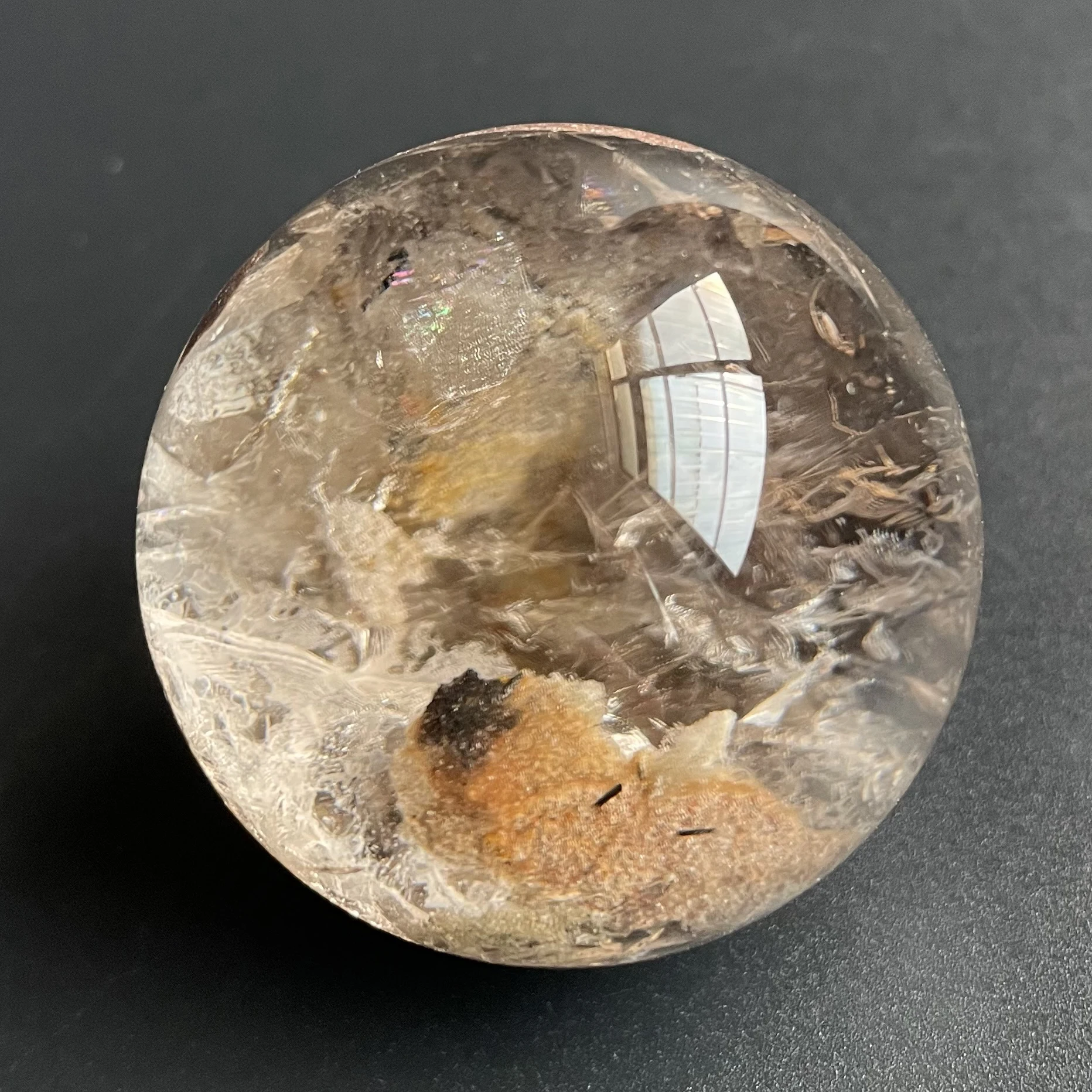 105g-Natural-Stone-Green-Phantom-Sphere-Polished-Quartz-Reiki-Ball ...