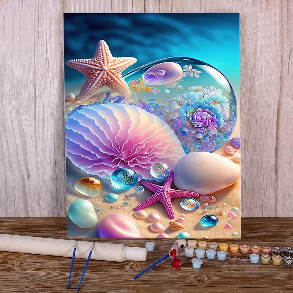 Starfish Oil Painting