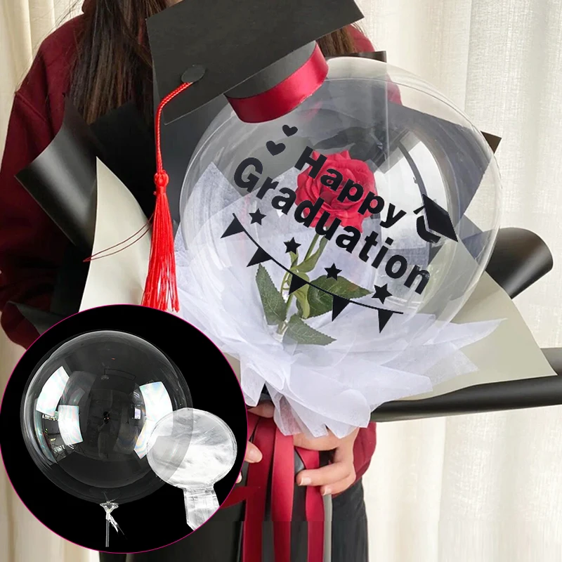 Happy-Graduation-Transparent-Balloon-High-School-Graduation-Party-DIY ...