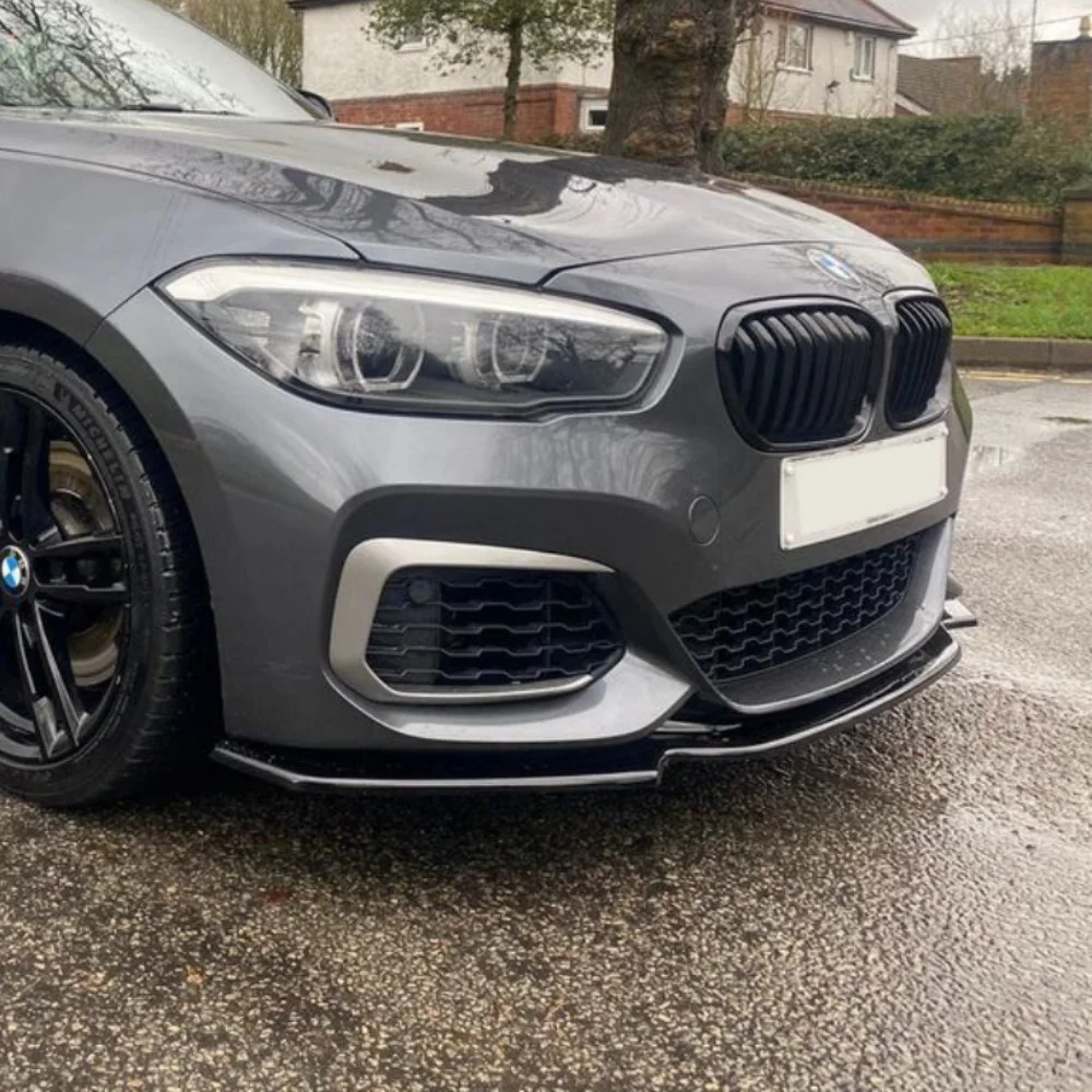 For-Bmw-F20-F21-Maxton-Style-Front-Bumper-Lip-Spoiler-Splitter-Diffuser ...