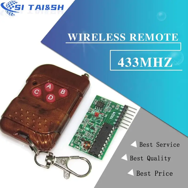 2262/2272 4 Channel 433mhz Launch Module Wireless Remote Control For ...