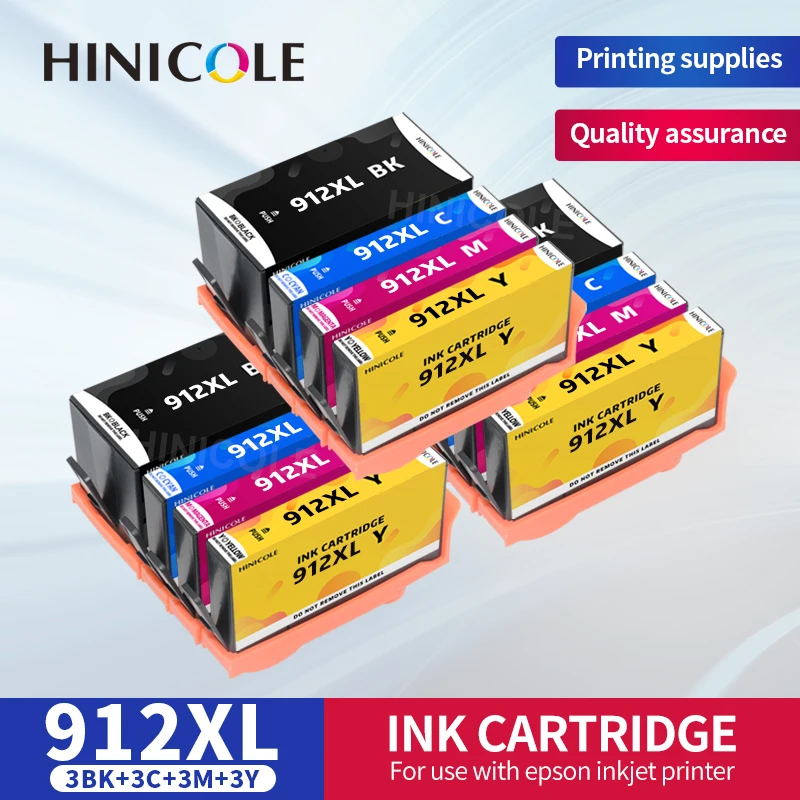HINICOLE Compatible For HP 912XL 912 Compatible Ink Cartridge For HP ...