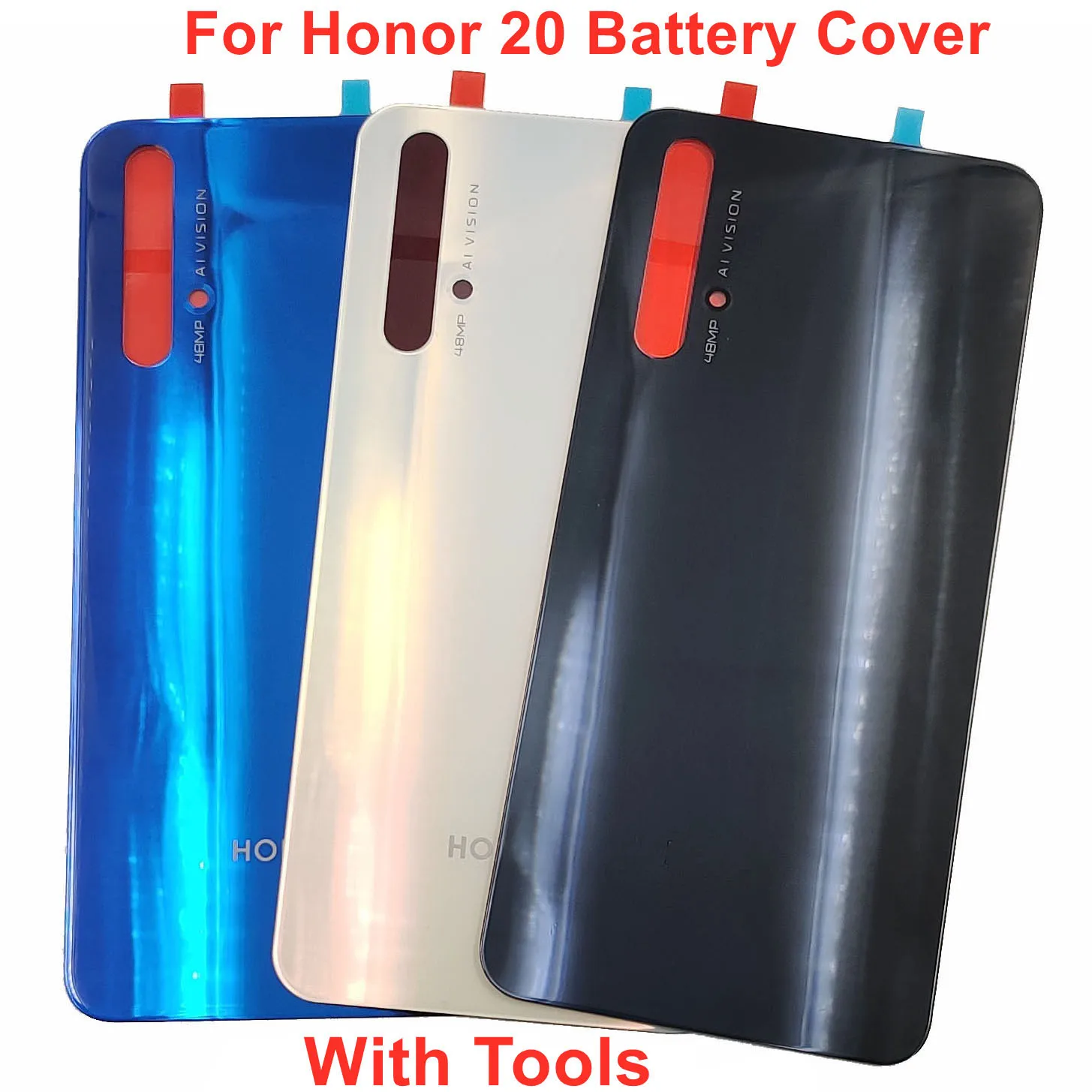 For-Huawei-Honor-20-Battery-Glass-Cover-Honor-20-Hard-Back-Door-Lid ...
