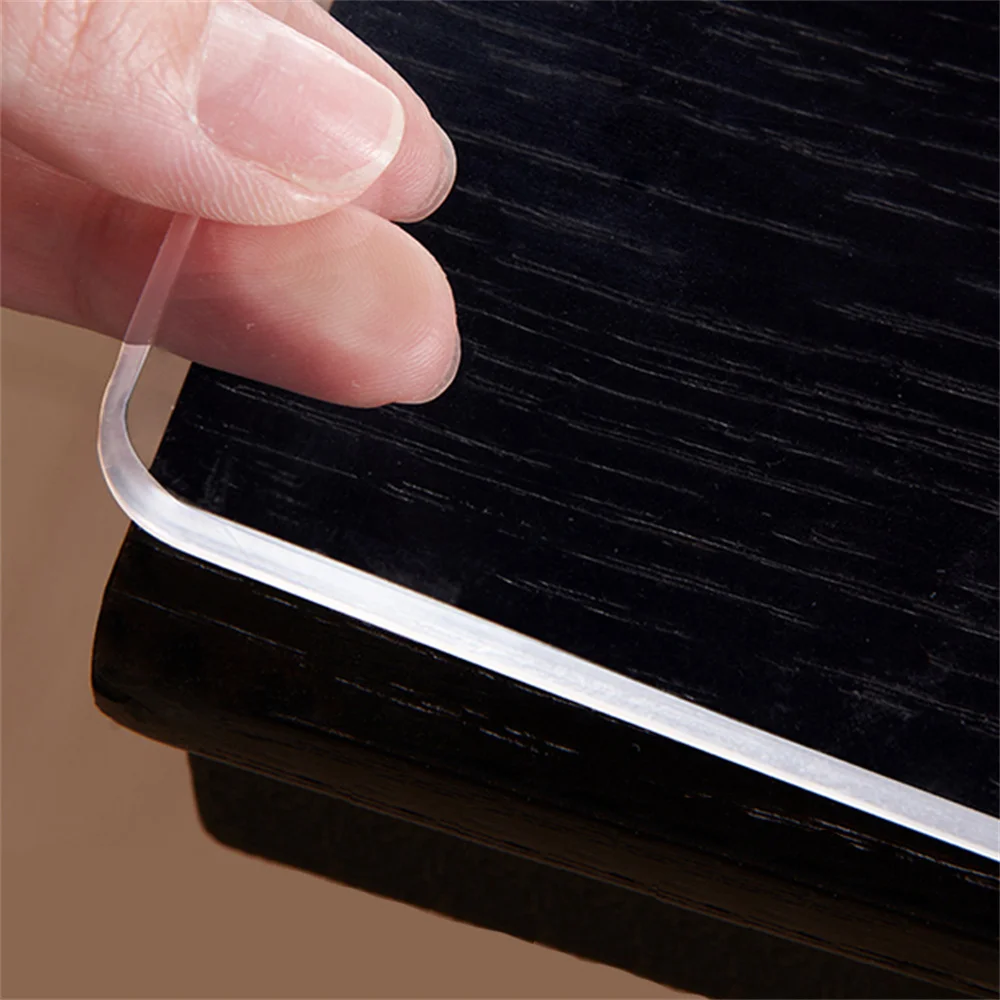 PVC transparent tablecloth with a thickness of 0.25mm, heat-resistant ...