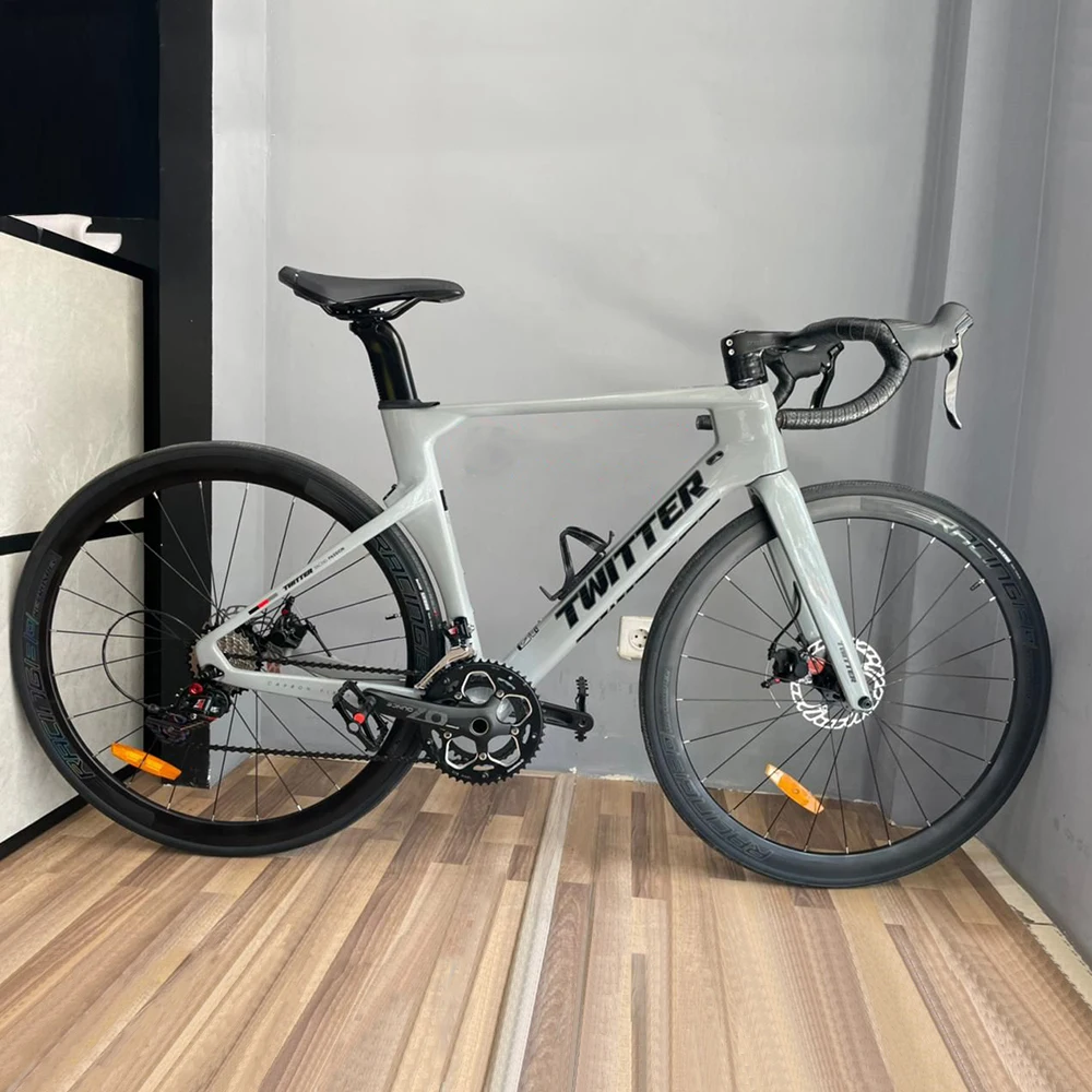 TWITTER bicicleta de carretera de fibra de carbono, 22 velocidades ...