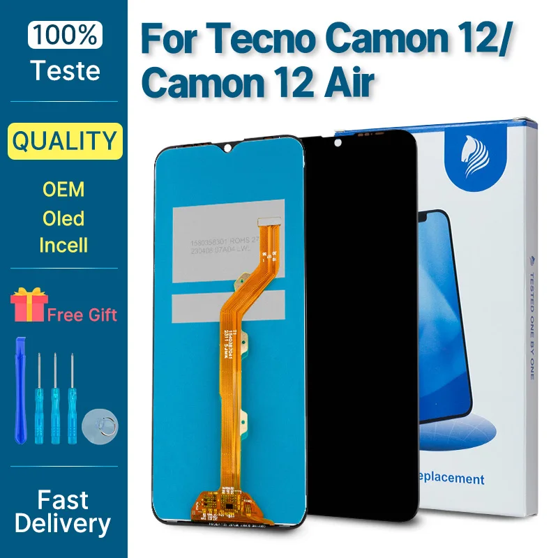6-52-New-Tested-For-Tecno-Camon-12-Display-Touch-Screen-Digitizer ...