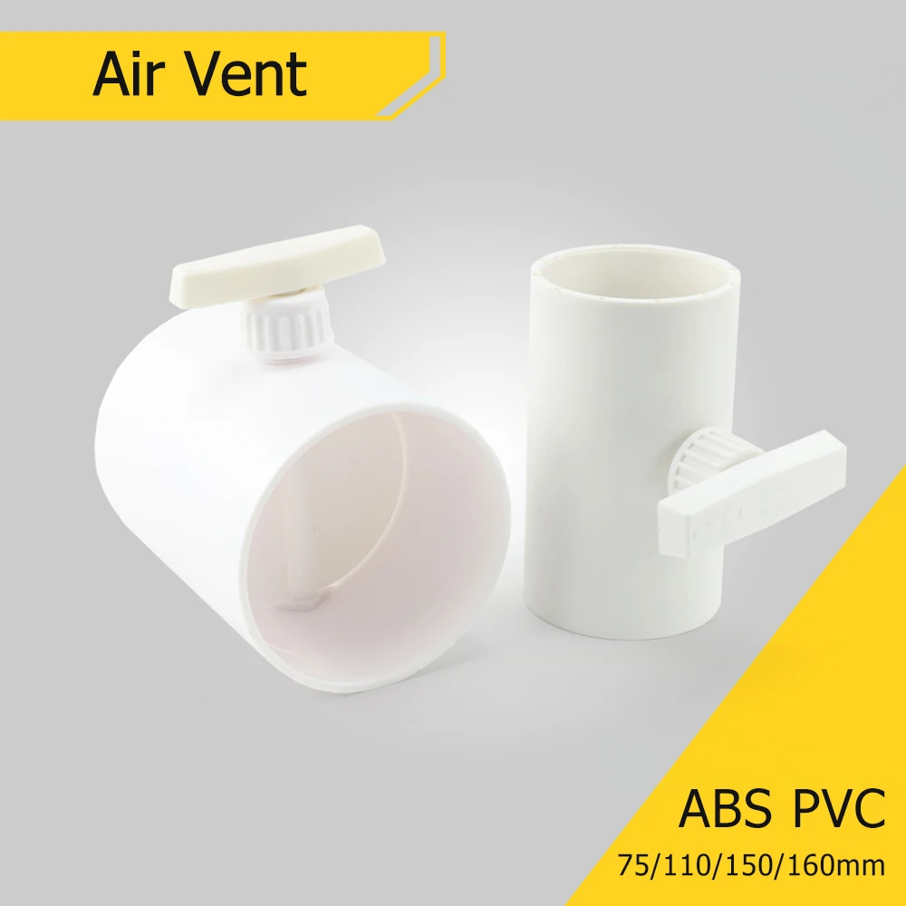 75-100-110-150-160mm-ABS-Manual-Air-Valve-Plastic-Regulating-Valve-for ...