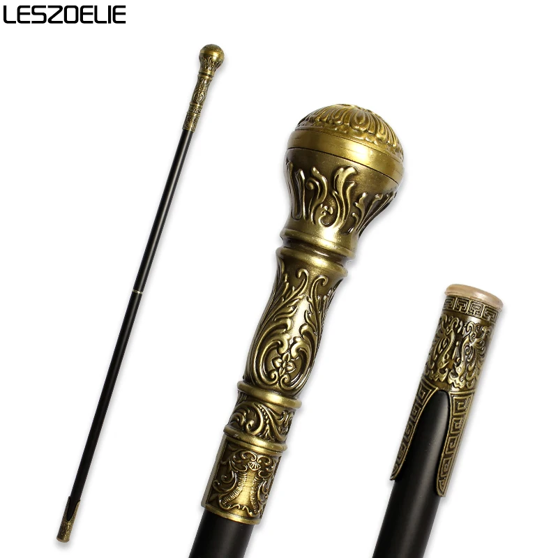 96cm-Bronze-Handle-Walking-Stick-For-Man-Fashion-Party-Cane-Women ...