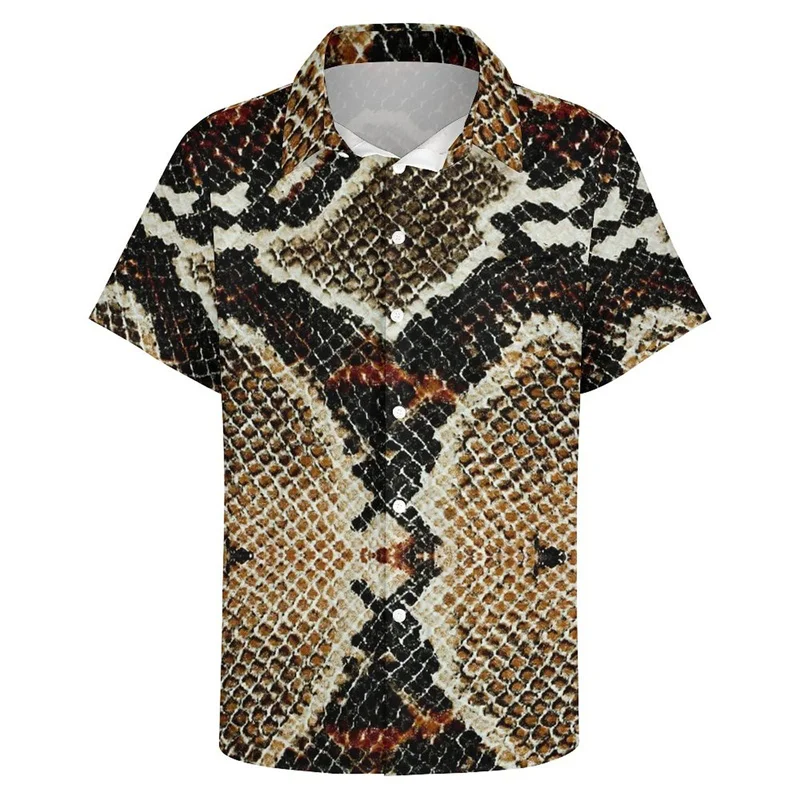 Animal-3d-Printed-Leopard-Snake-Skin-Hawaiian-Shirt-For-Men-Women ...