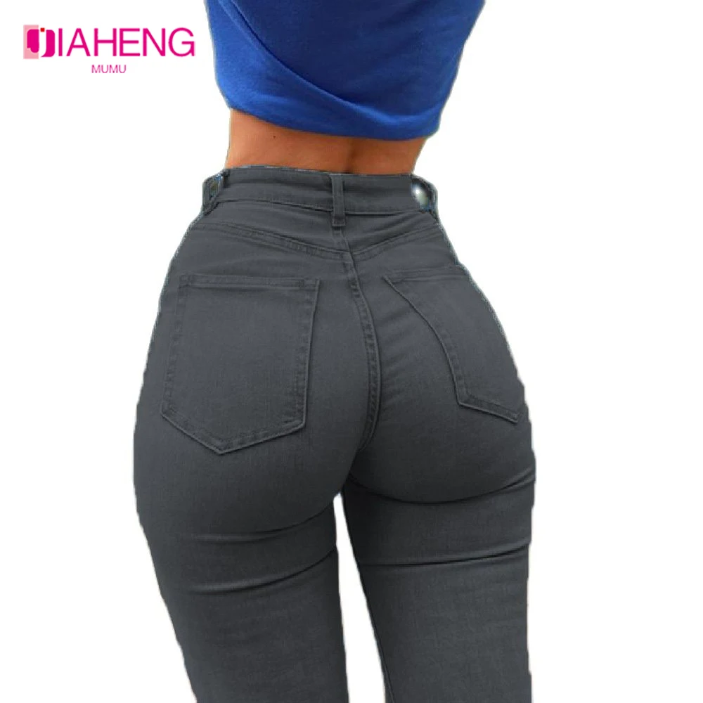 JIAHENG-MUMU-Women-Oversize-Stretchy-Jeans-High-Waist-Plus-Size-Denim ...